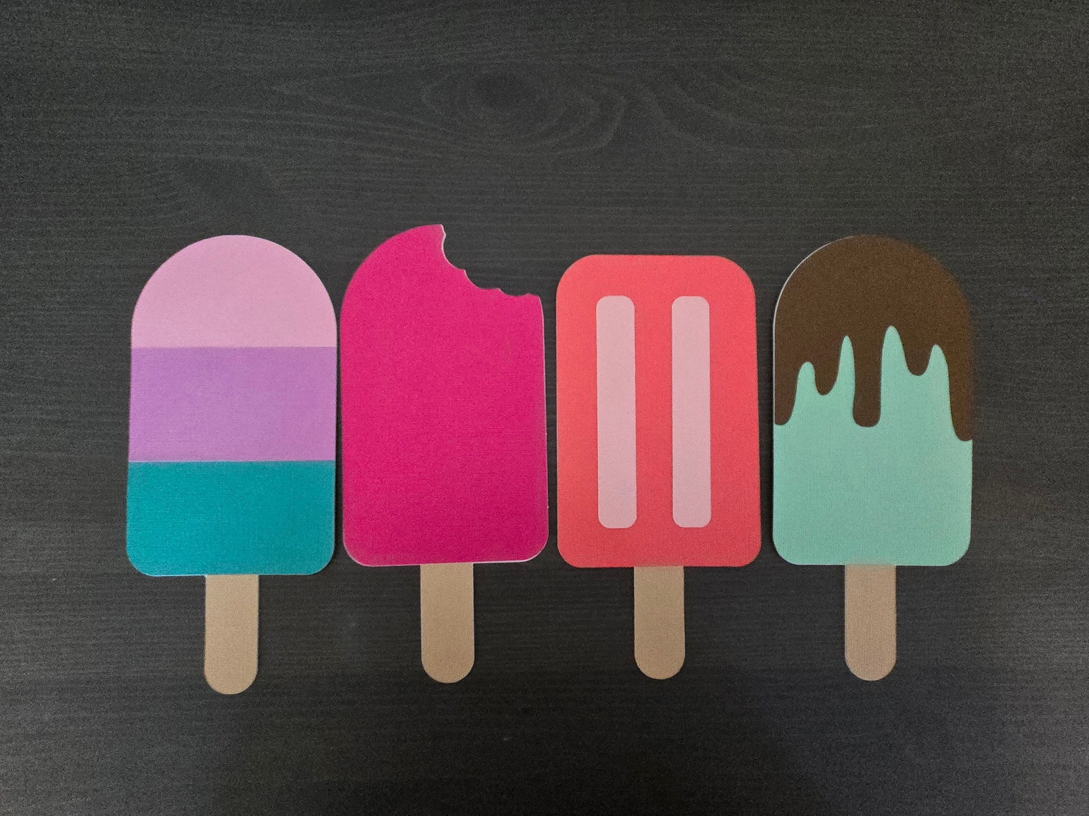 Set of 4 Popsicle Door Decs Decorations for College University Dorm RA ...