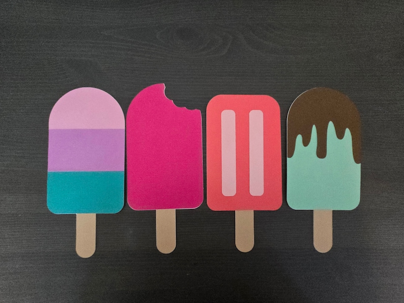 Set of 4 Popsicle Door Decs Decorations for College University Dorm RA ...