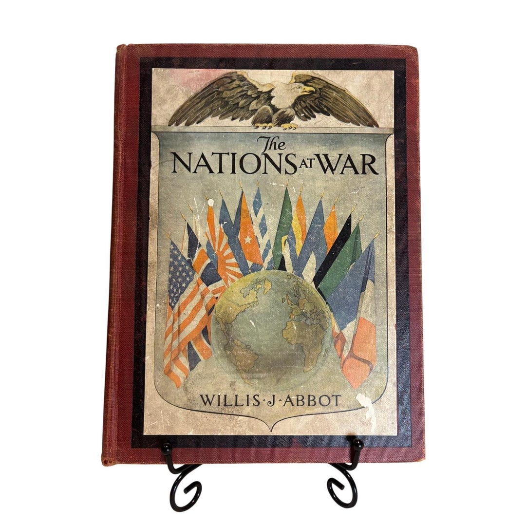 VTG 1918 the Nations at War Book by Willis J. Abbot, WWI Book - Etsy