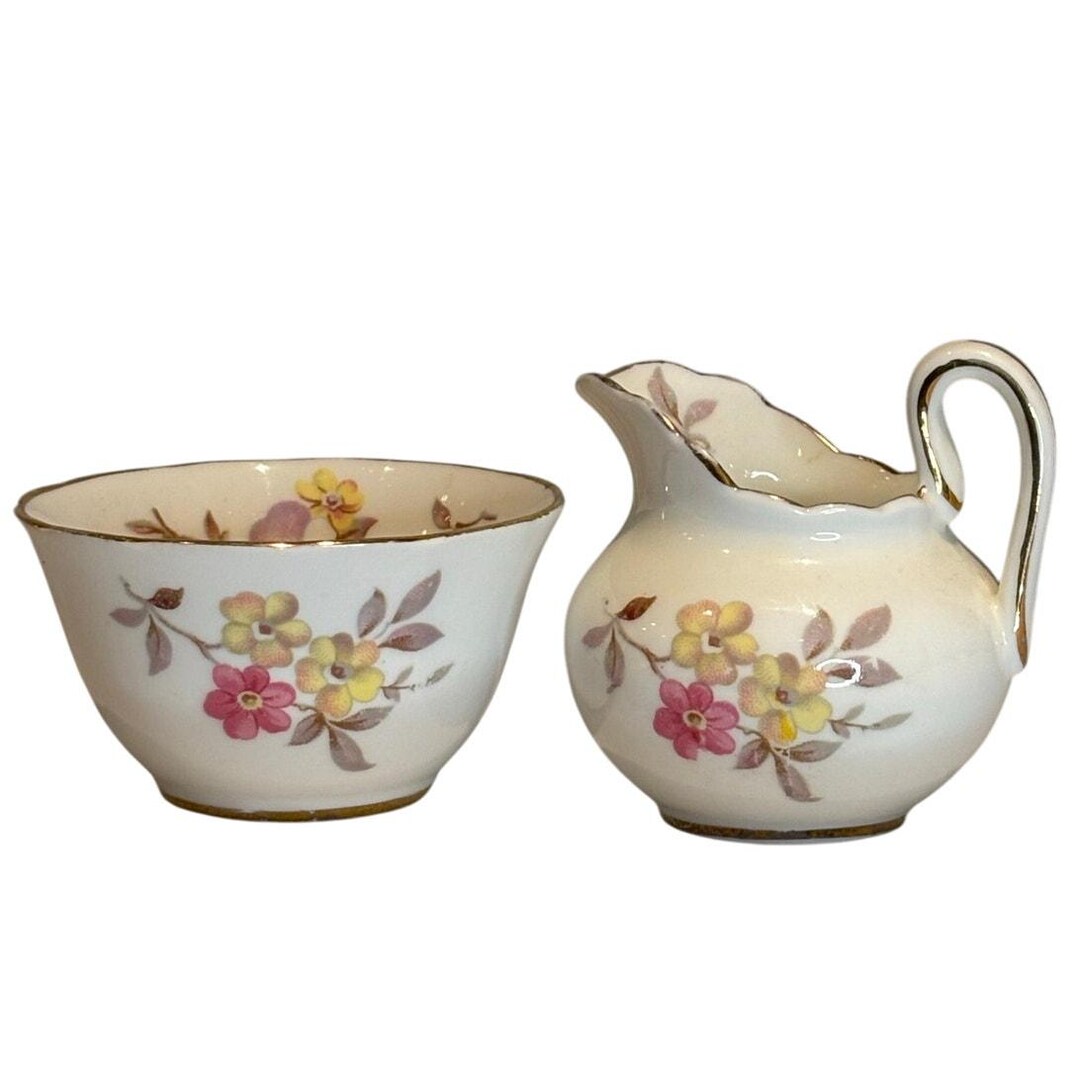 Vintage Grosvenor Bone China Small Pitcher and Bowl Made in England - Etsy