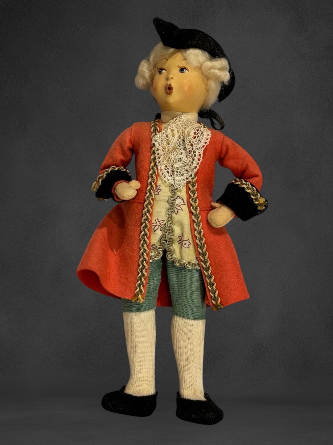 Vintage 1950's Baitz Whistling Mozart Doll Made in Austria - Etsy