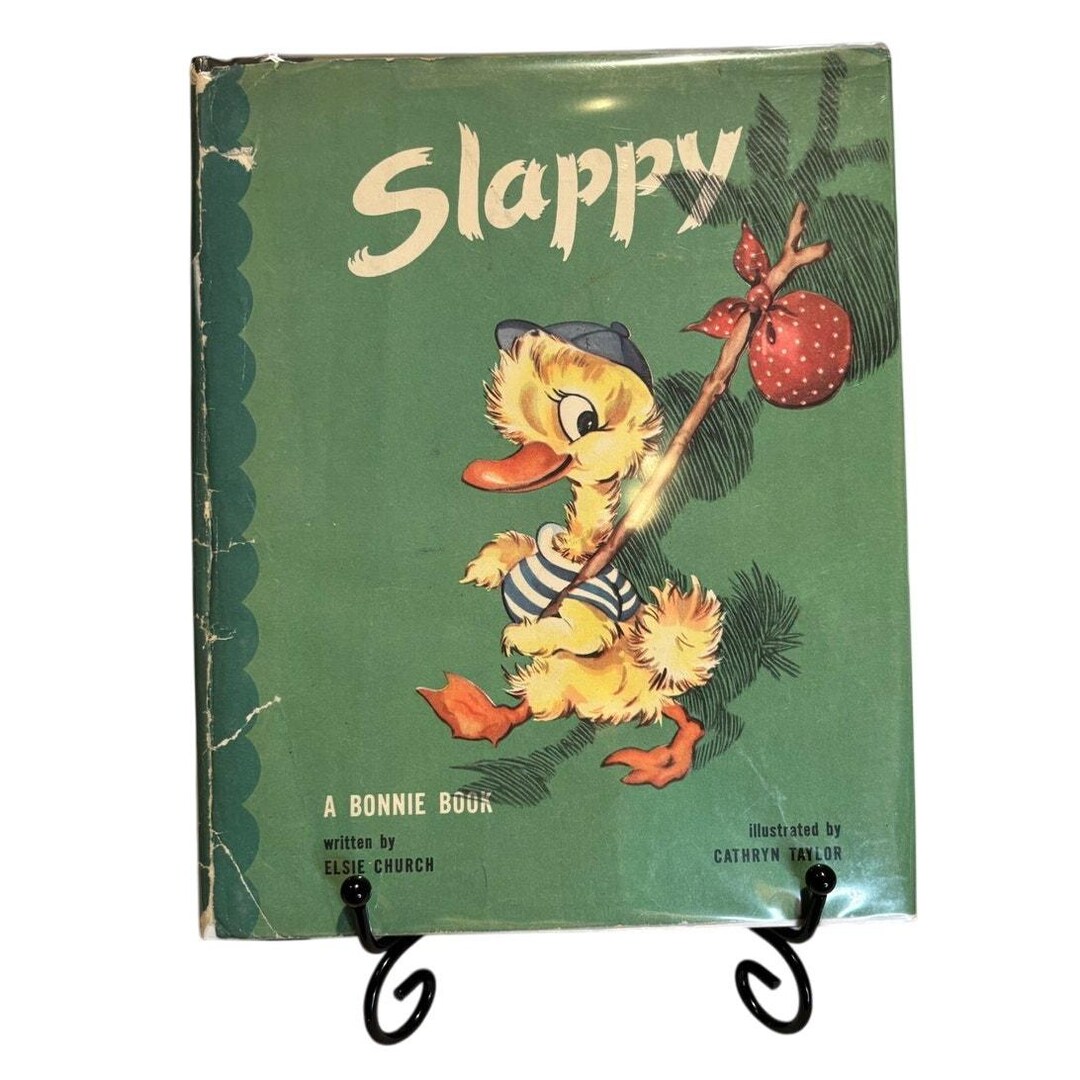 Vintage 1946 Slappy Book by Elsie Church, A Bonnie Book, HC, DJ - Etsy