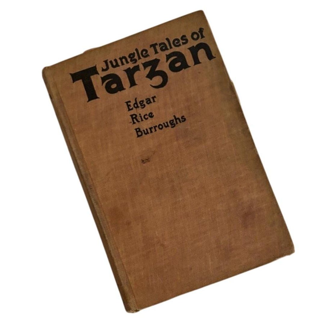 Vintage 1919 Jungle Tales of Tarzan Book, by Edgar Rice Burroughs (1st ...