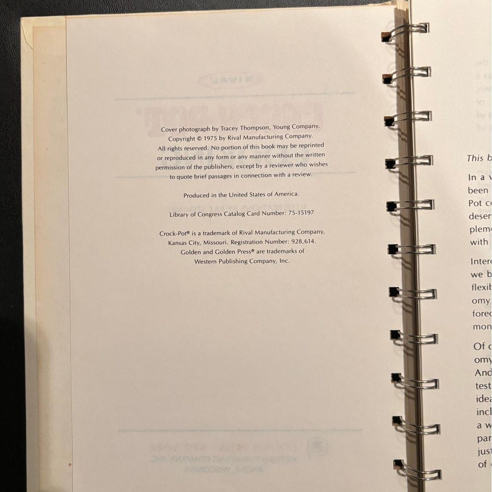 Vintage 1975 Rival Crock Pot Cooking Cookbook, Spiral Bound, EUC - Etsy
