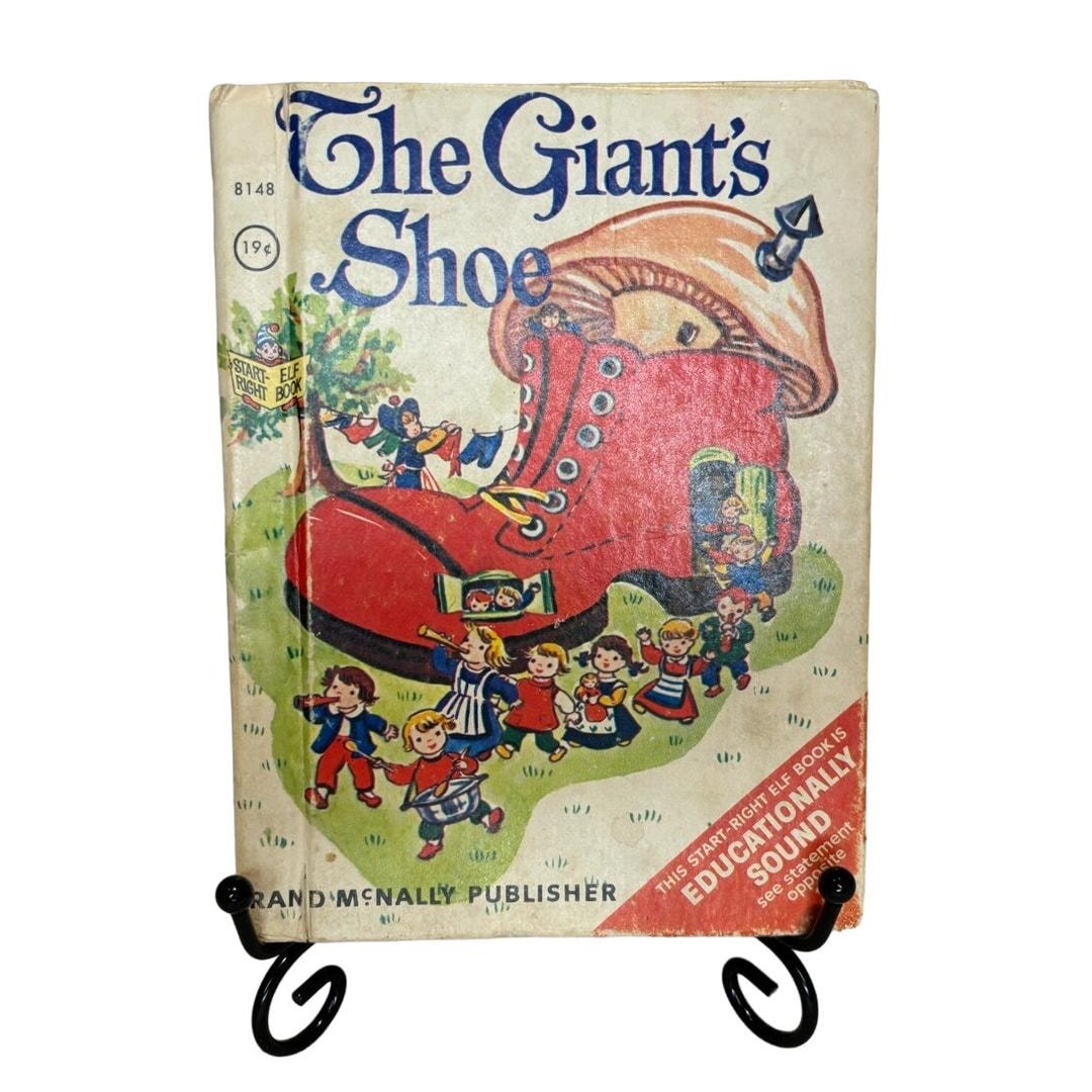 VTG 1967 the Giant's Shoe Book by Jessica Nelson North, Start Right Elf ...