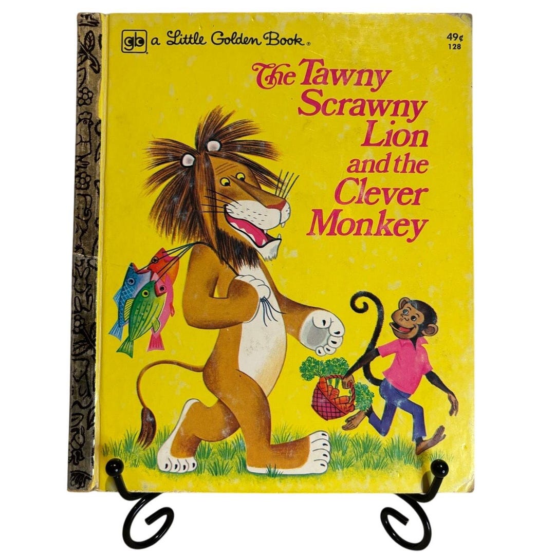 VTG 1974 Little Golden Book: the Tawny Scrawny Lion and the Clever ...