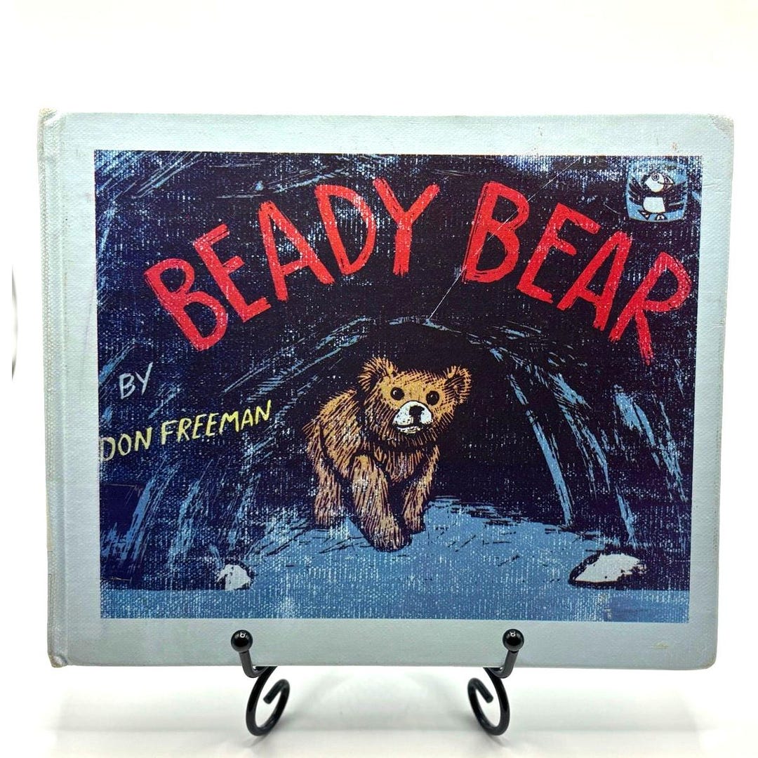 Vintage 1977 Beady Bear Book by Don Freeman, HC Library Binding - Etsy
