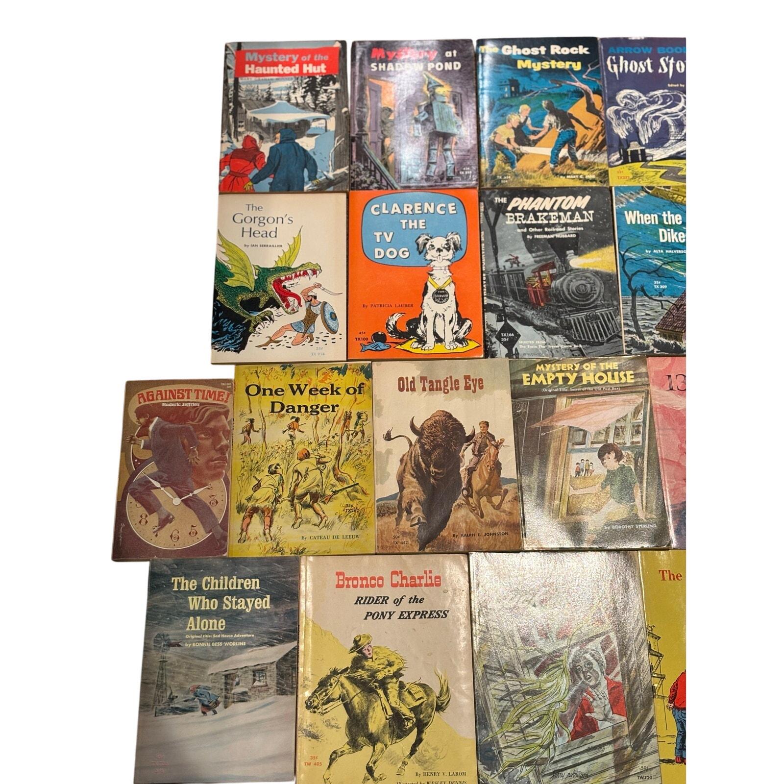 Vintage 1950's-60's's Lot of 21 Scholastic Paperback Kids' Books ...