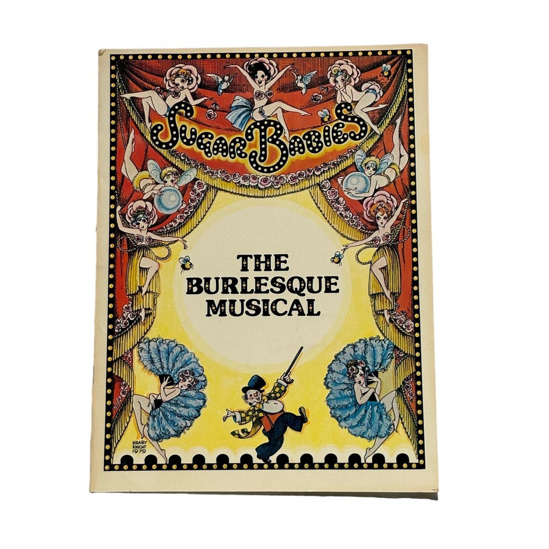 VTG 1970'S Sugar Babies Burlesque Musical Rooney & Miller 19 Page ...