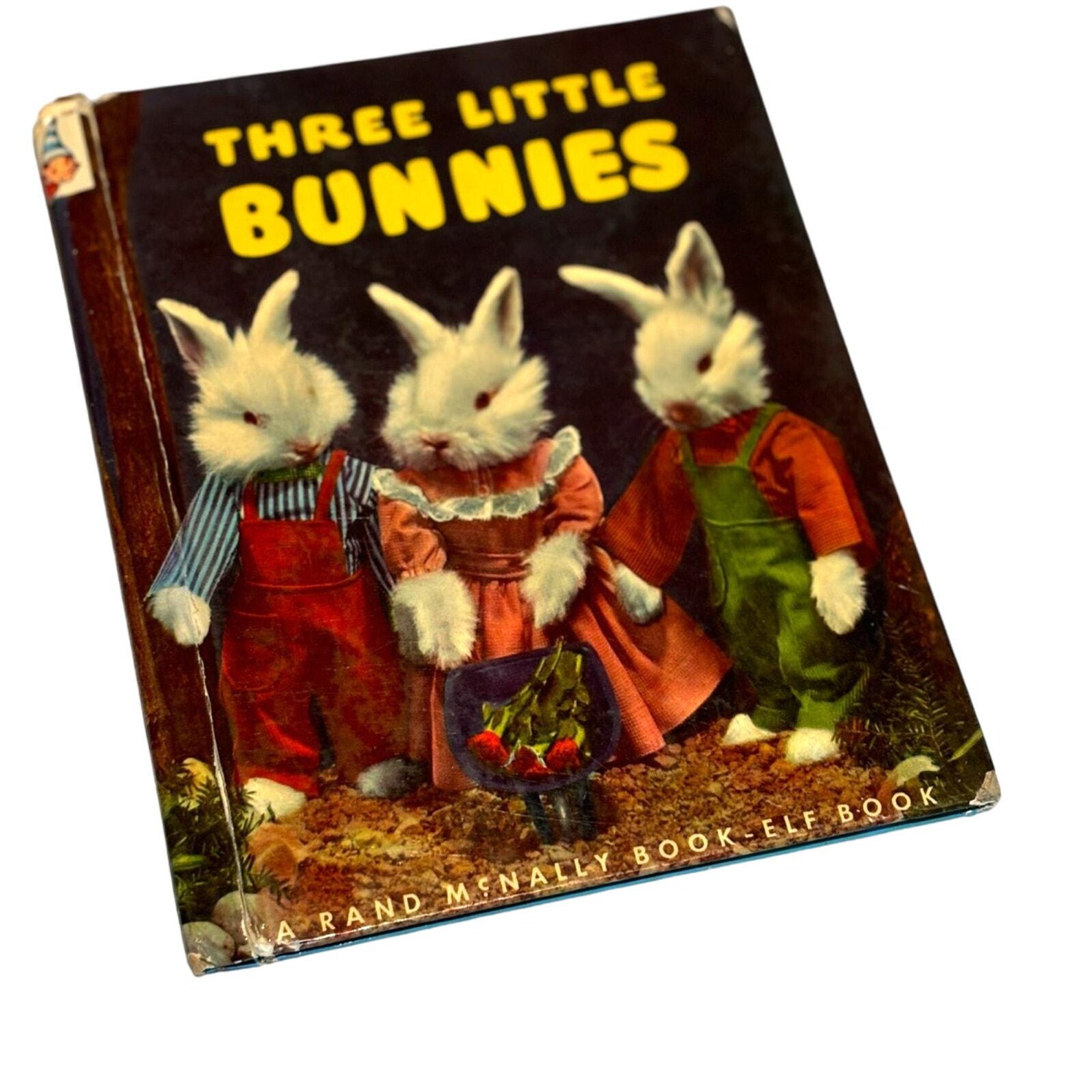 Vintage 1960's Three Little Bunnies Rand Mcnally Elf Book - Etsy