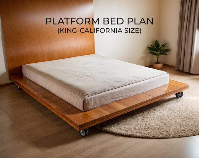 Platform Bed by Busywood, Futon Base, Low Platform Bed, Japanese ...