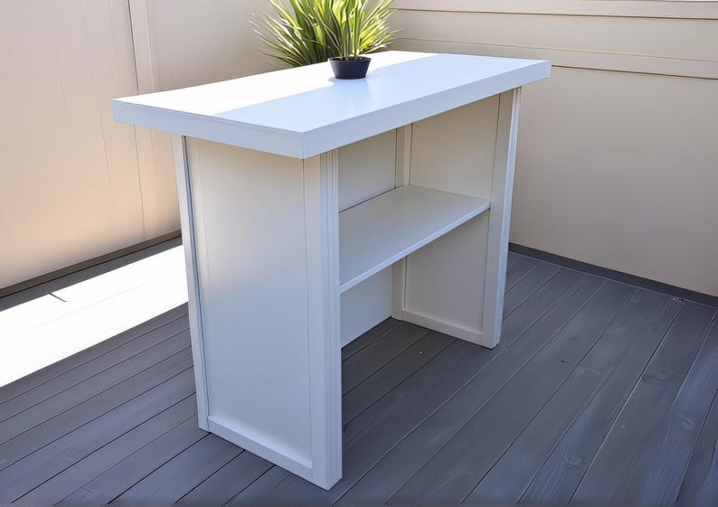 DIY Folding Coffee Bar Plan, Collapsible Event Bar, Outdoor Bar Plans ...