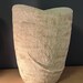 Tall Paper Mache Vase Oval Floor Vase Coastal Style Vessel Paper Waste ...