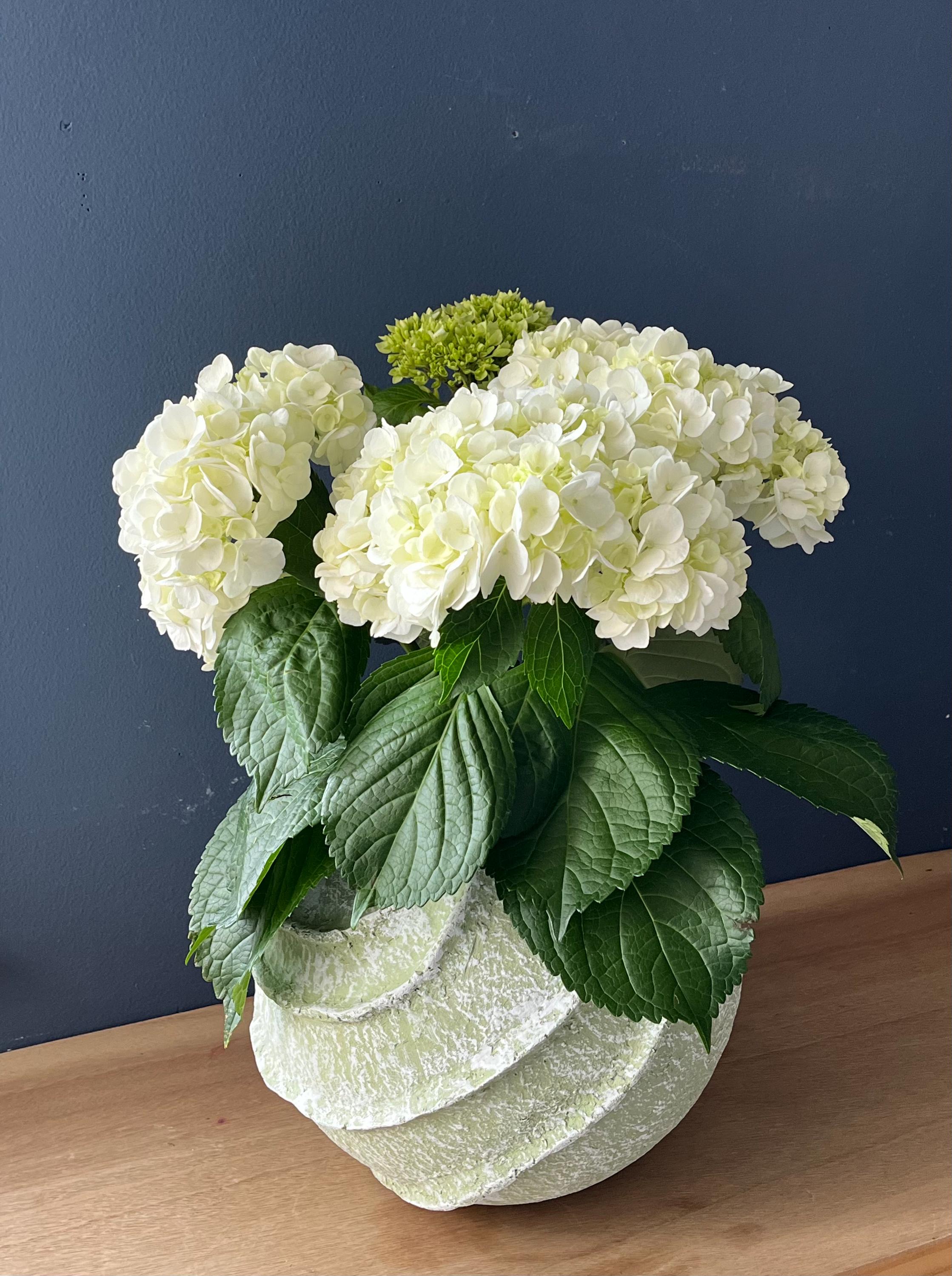Globe Paper Mache Vase- Spherical Vessel- Minimalistic Vase- Recycled ...