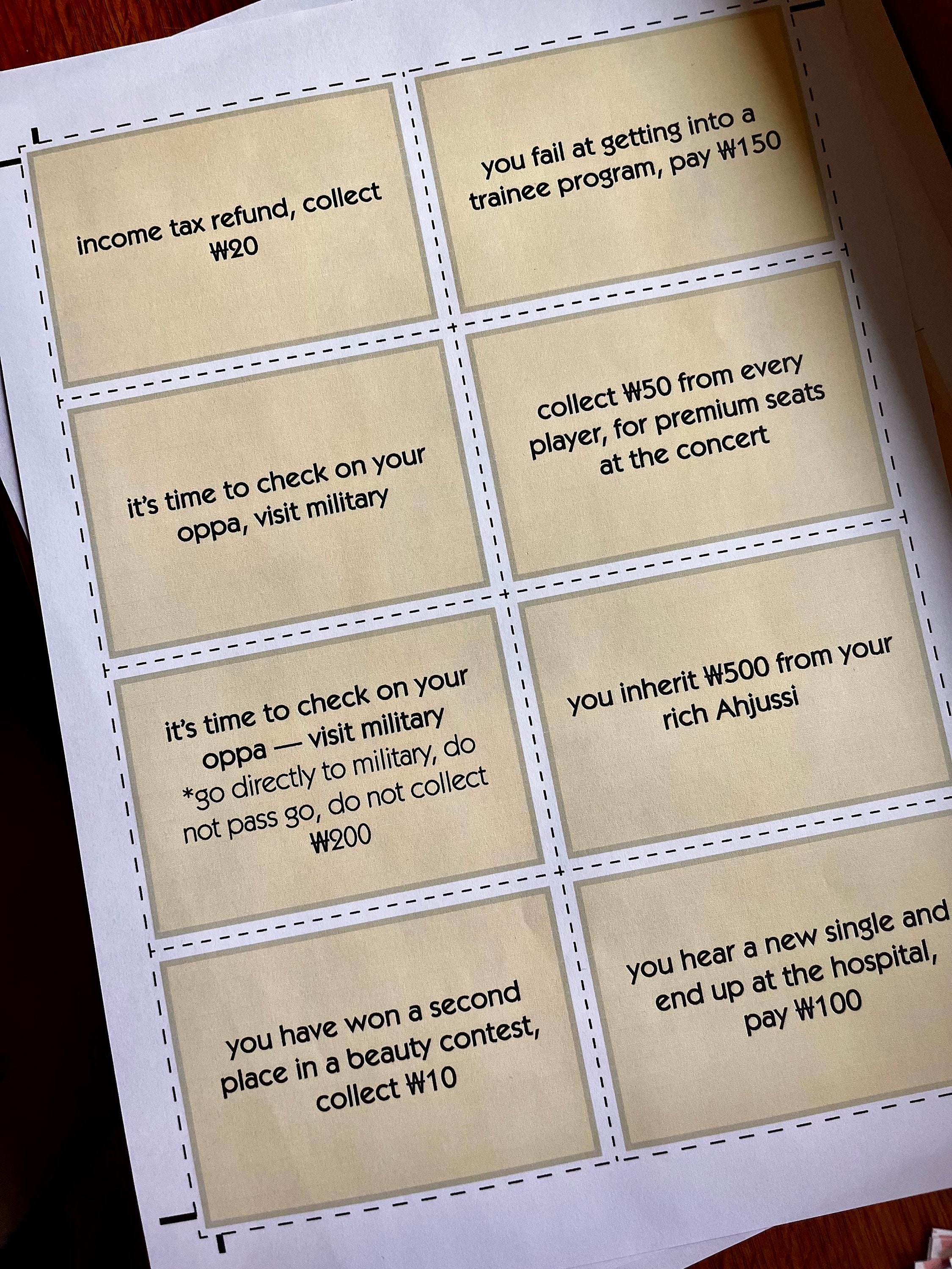 Monopoly K-pop imprimible, BTS, StrayKids, IVE, juegos de mesa K-pop ...