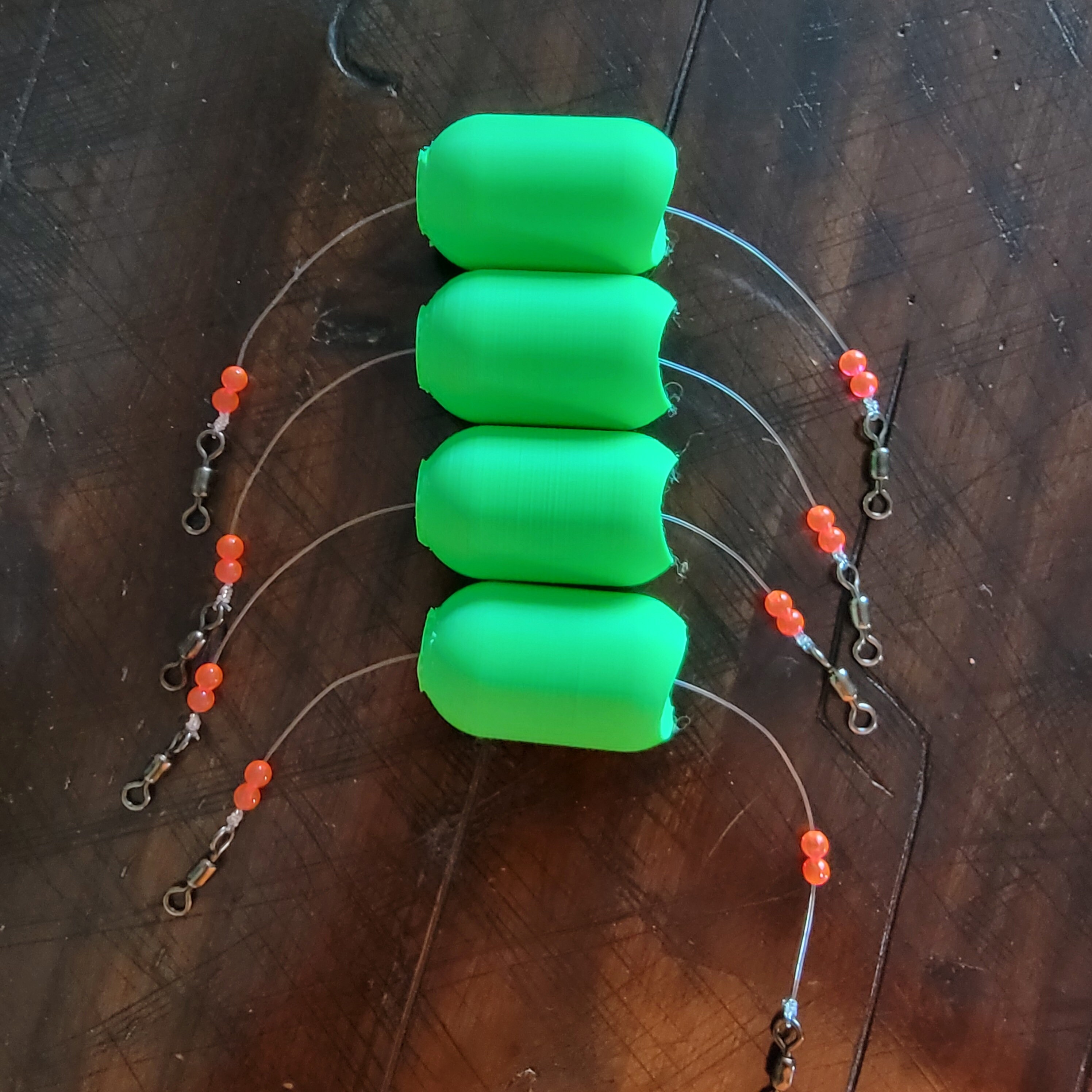Qty 4 Popping Corks for Salt Water Trout and Red Fishing . Pack of 4 ...