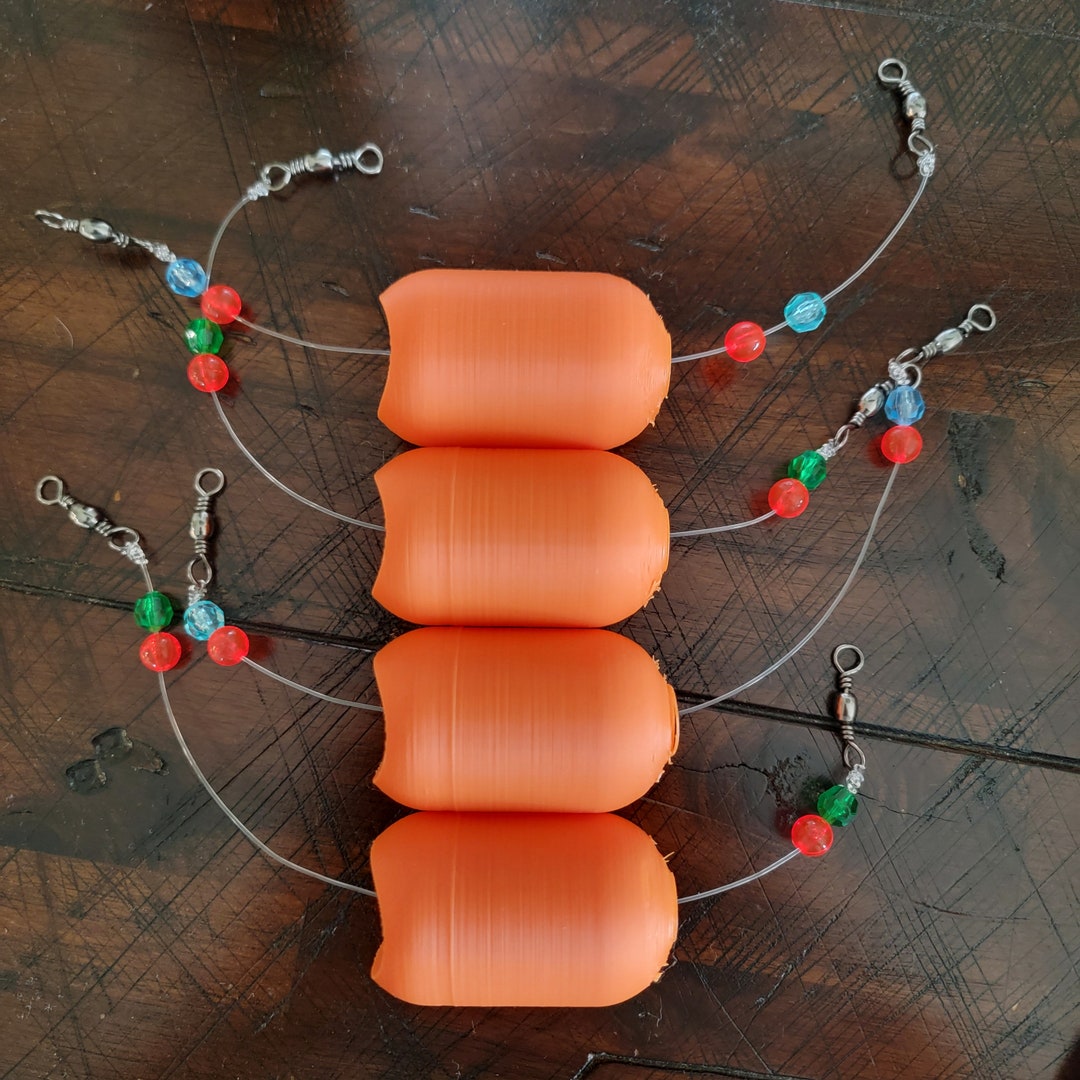 Qty 4 Popping Corks for Salt Water Trout and Red Fishing . Pack of 4 ...