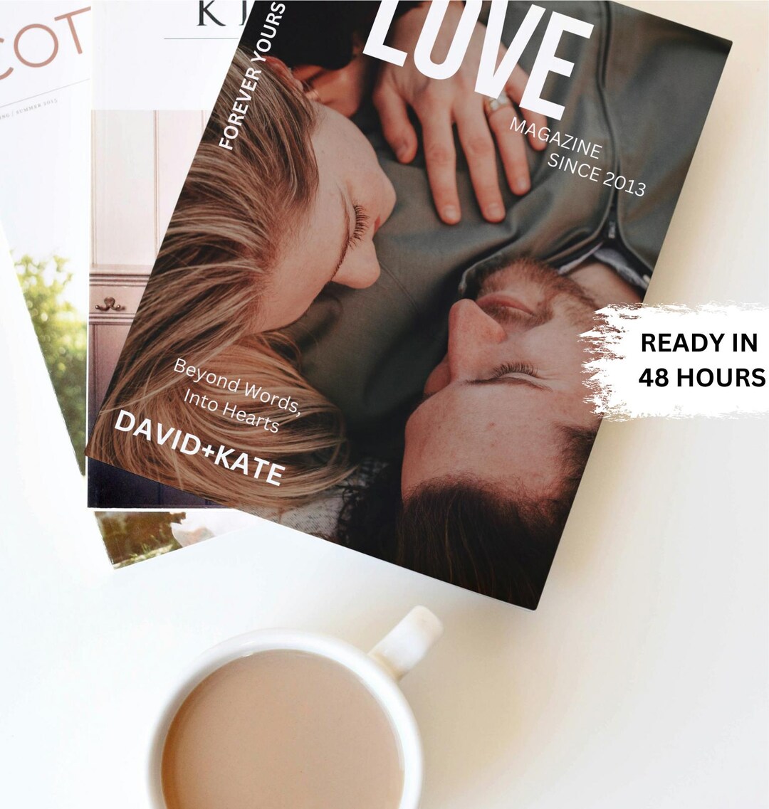 LOVE Custom Magazine/personalized Journal/wedding Photo Album/ /baby ...