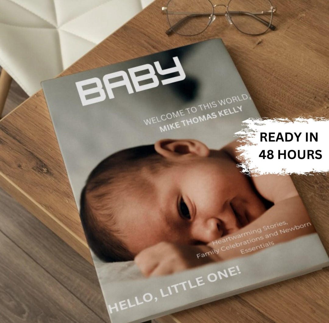 Baby Milestone Memory Book Personalized First Year Keepsake Custom ...