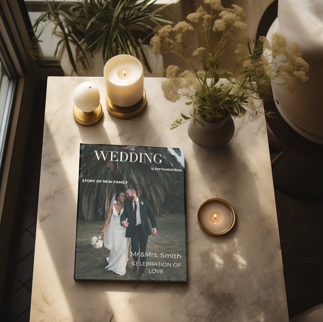 Custom Personal Magazine/personalized Journal/wedding Album/wedding ...