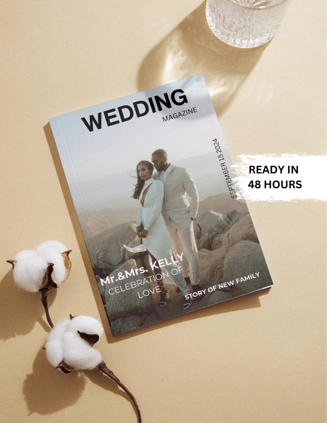 Personalized Wedding Magazine Custom Wedding Photo Album Unique Bridal ...