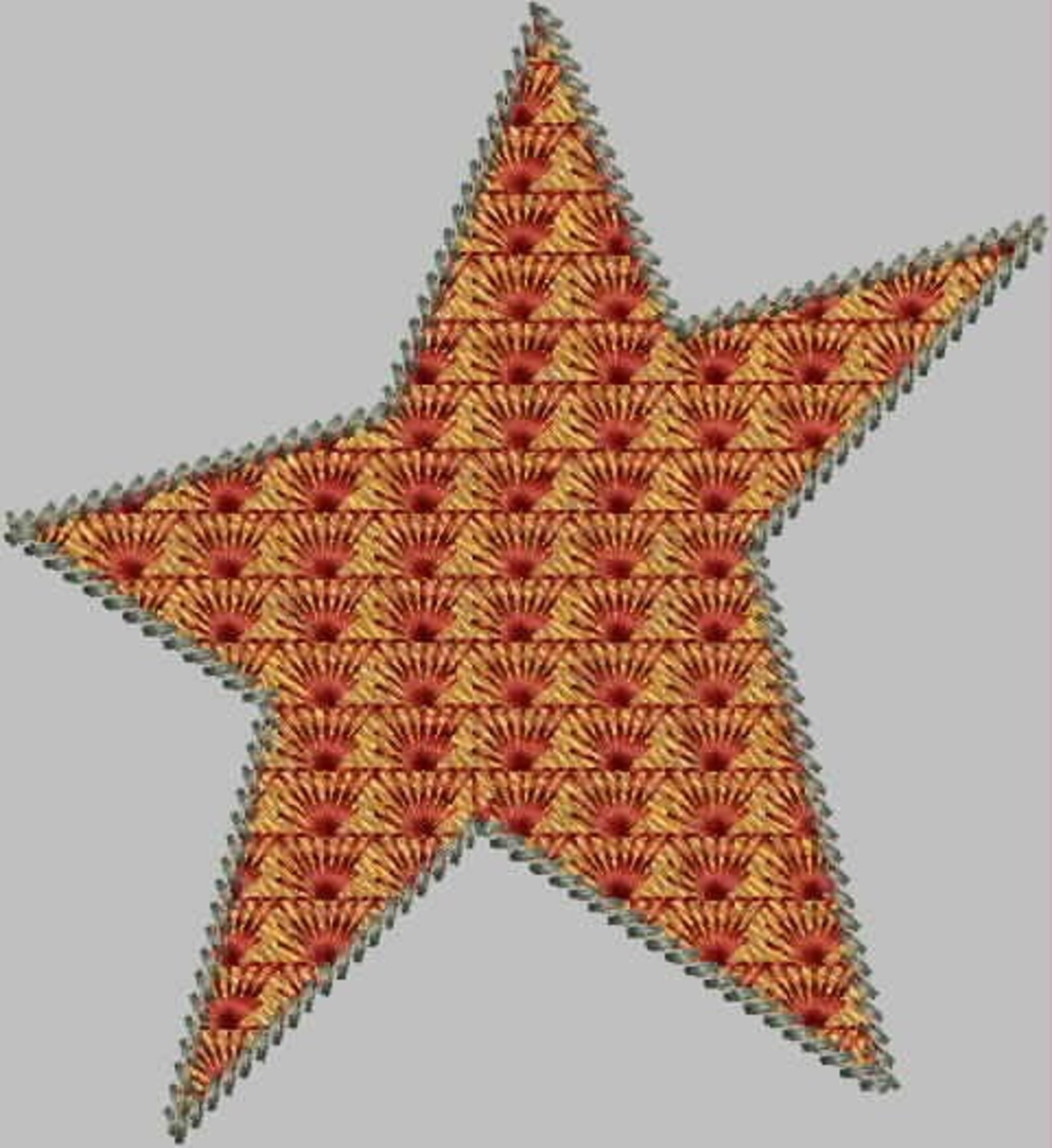 Primitive Star Embroidery Design Files - Etsy