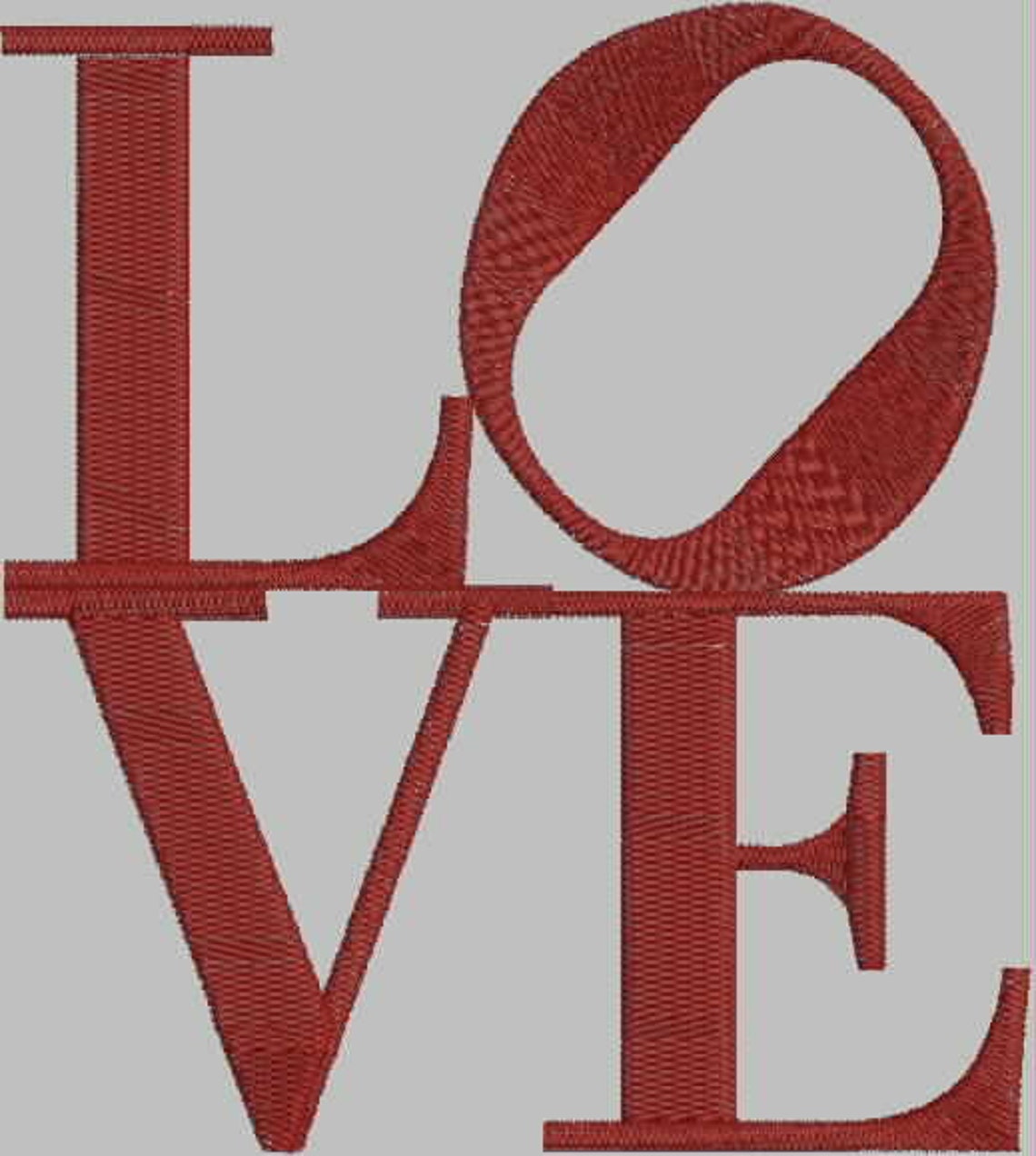 Love Embroidery Design Files - Etsy