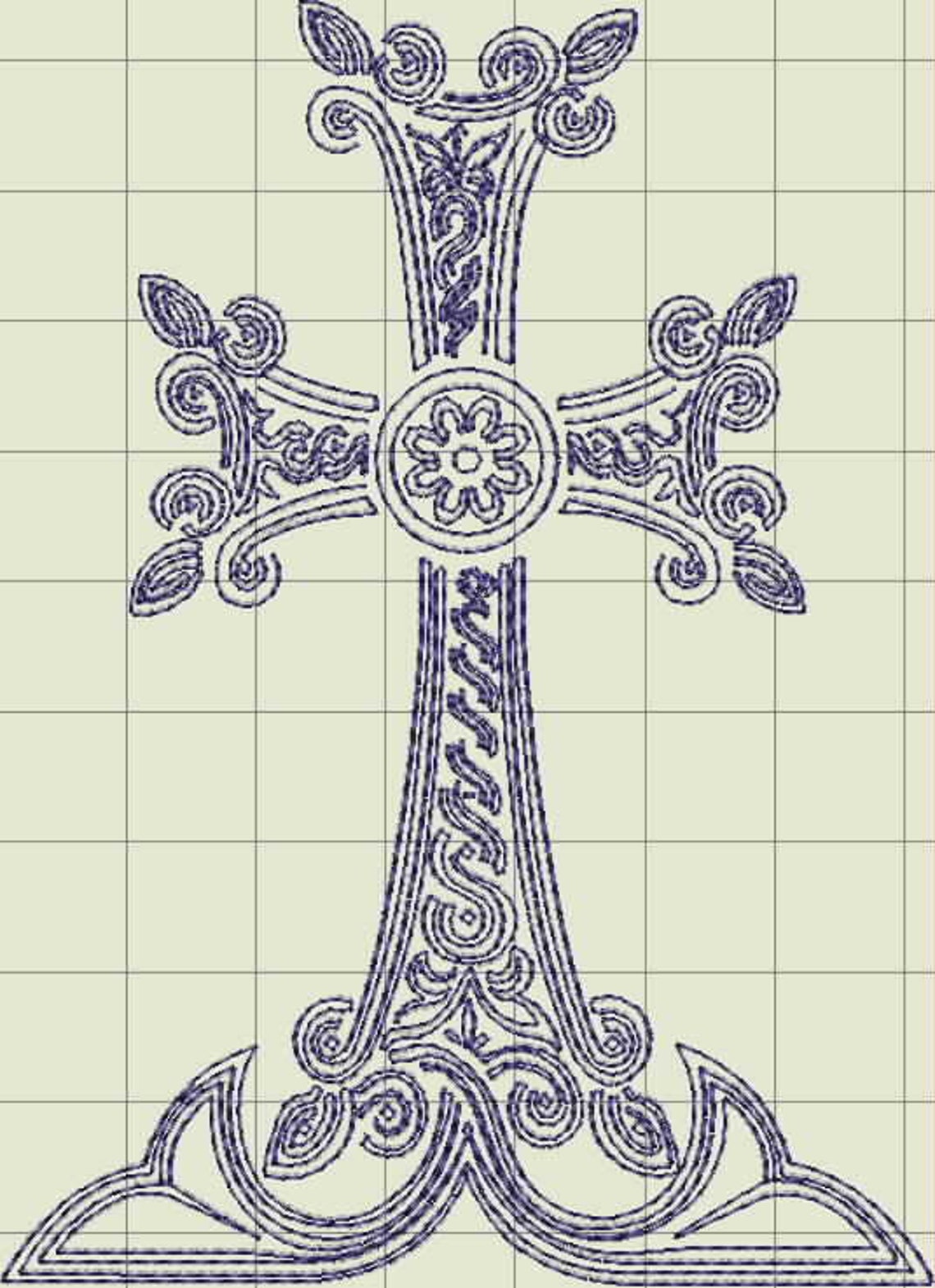 Celtic Knot Cross Digitized Embroidery Design Files - Etsy