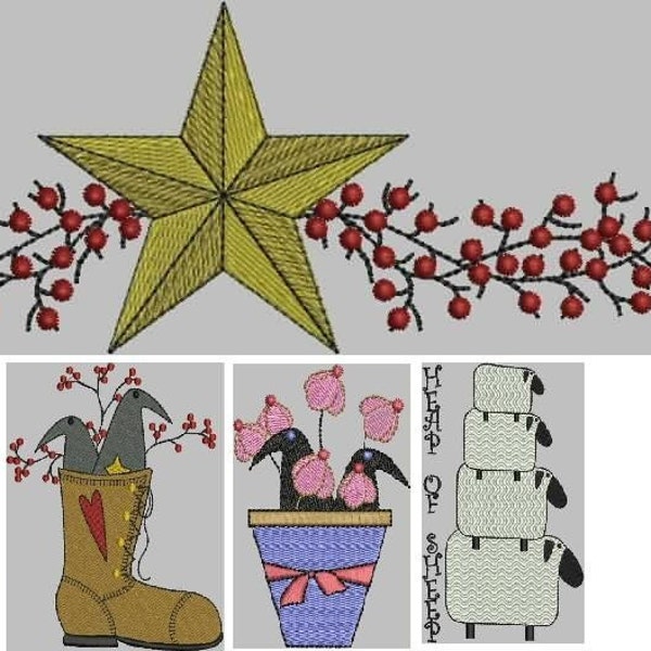 Sheep Embroidery - Etsy