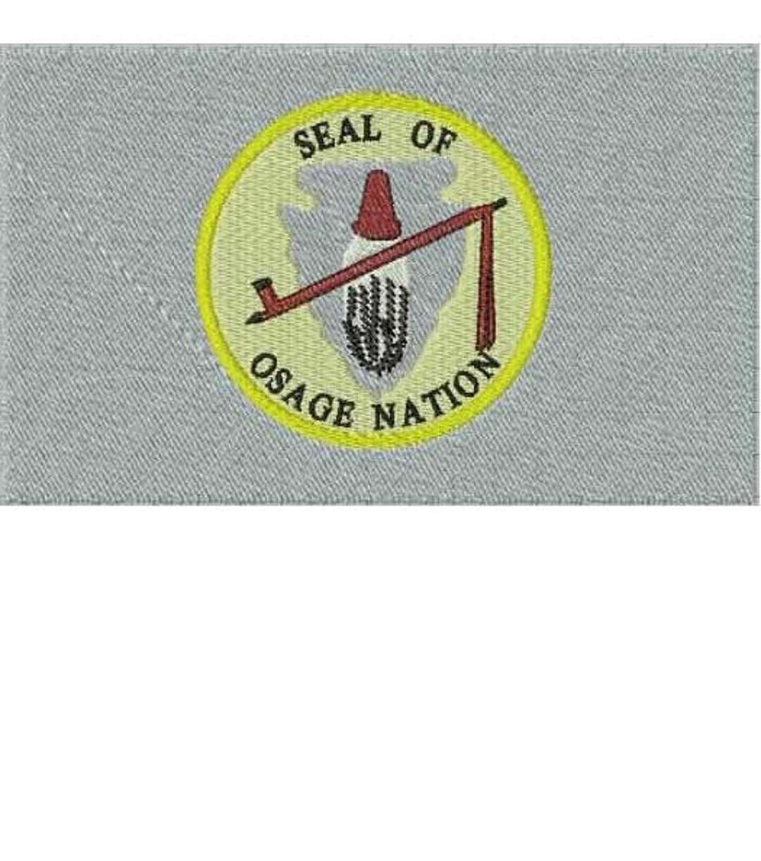 Osage Native American Flag Embroidery Design Files - Etsy