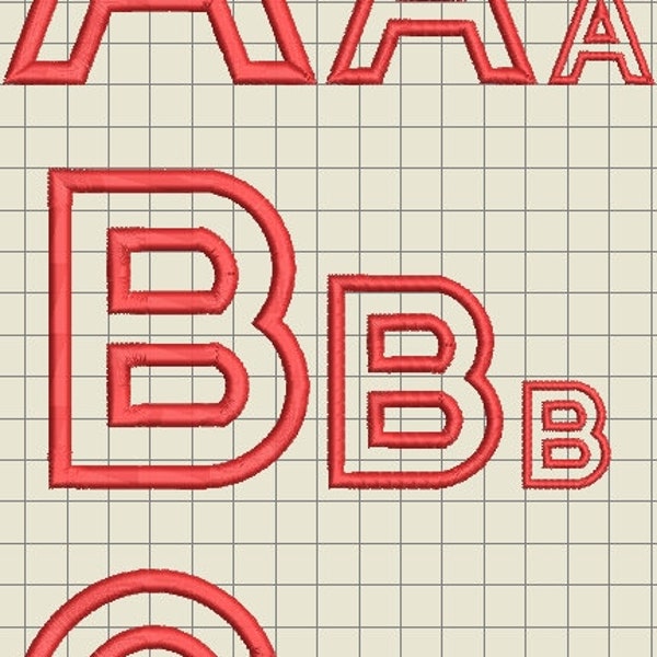 Digitized Alphabet - Etsy