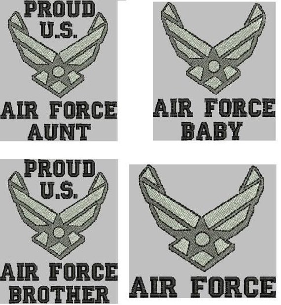 Military Honor Air Force Embroidery Design Files Collection - Etsy