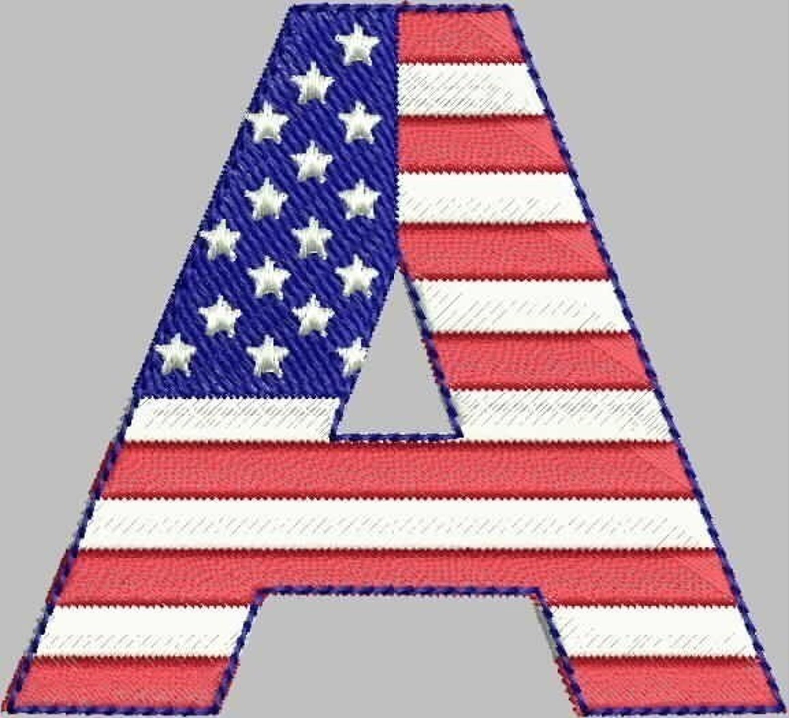 Fantastic Flag Font Machine Embroidery Alphabet Design Files Collection ...