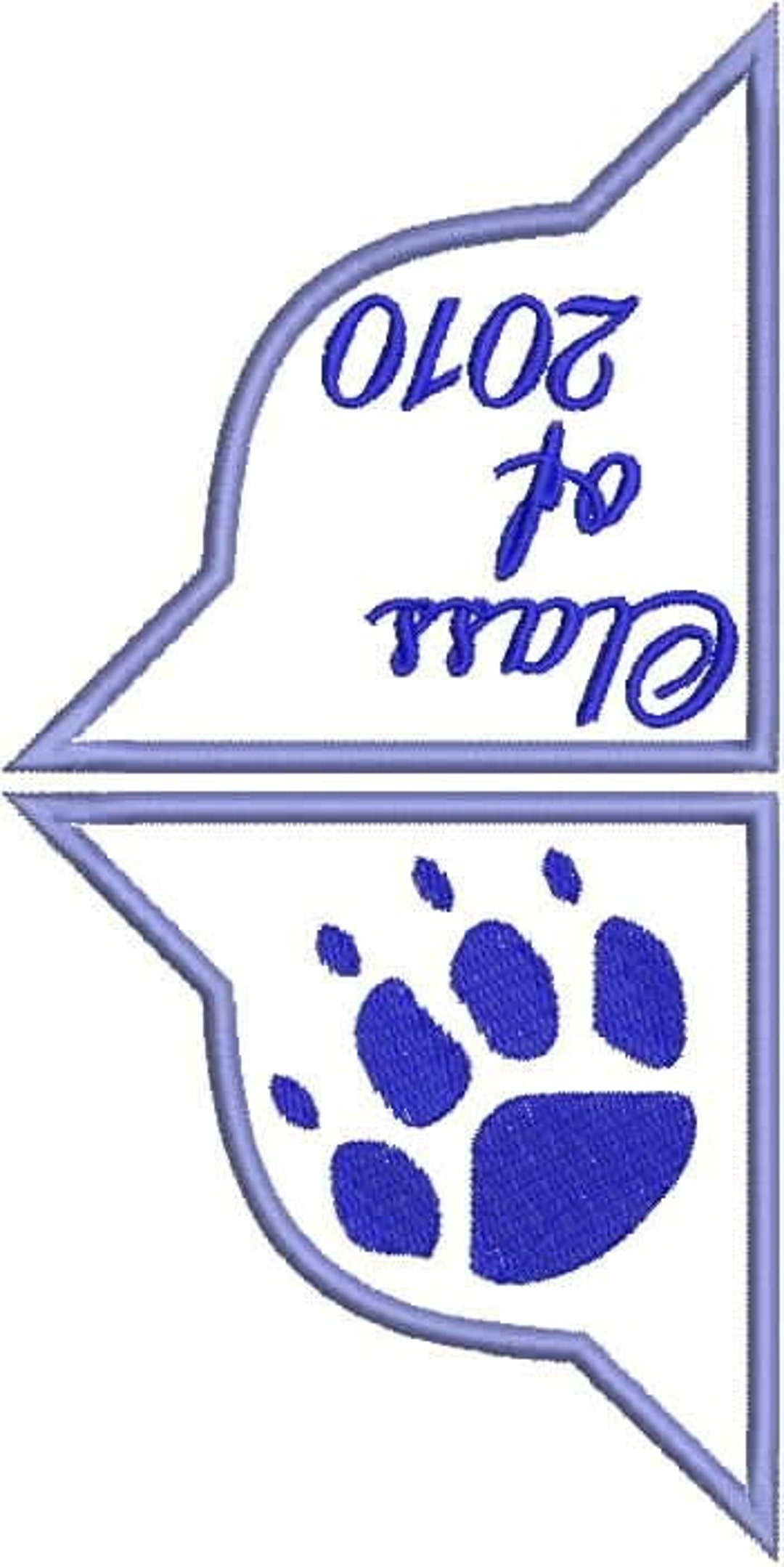 Corner Bookmark Digitized Machine Embroidery Design Files - Etsy