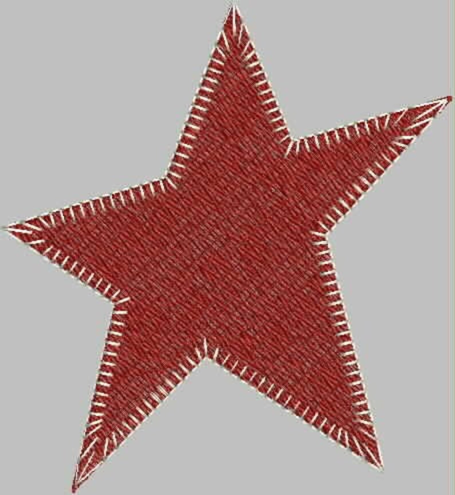 Primitive Star Embroidery Design Files - Etsy