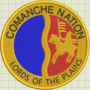 Comanche Native American Flag Embroidery Design Files - Etsy