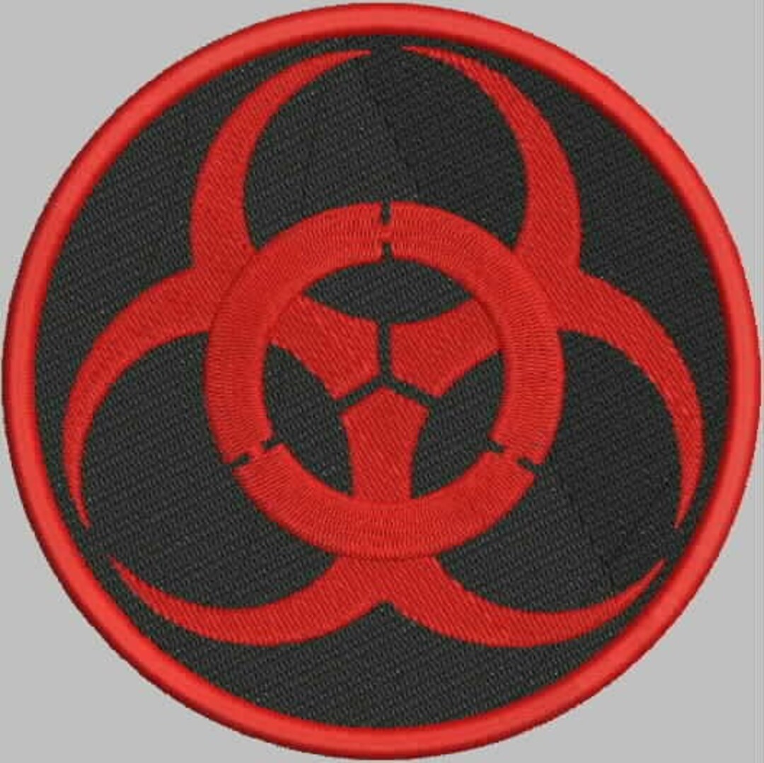 Biohazard Patch Embroidery Design Files - Etsy