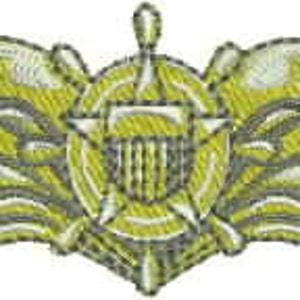 United States Coast Guard Cutterman's Pin Embroidery Design Files - Etsy