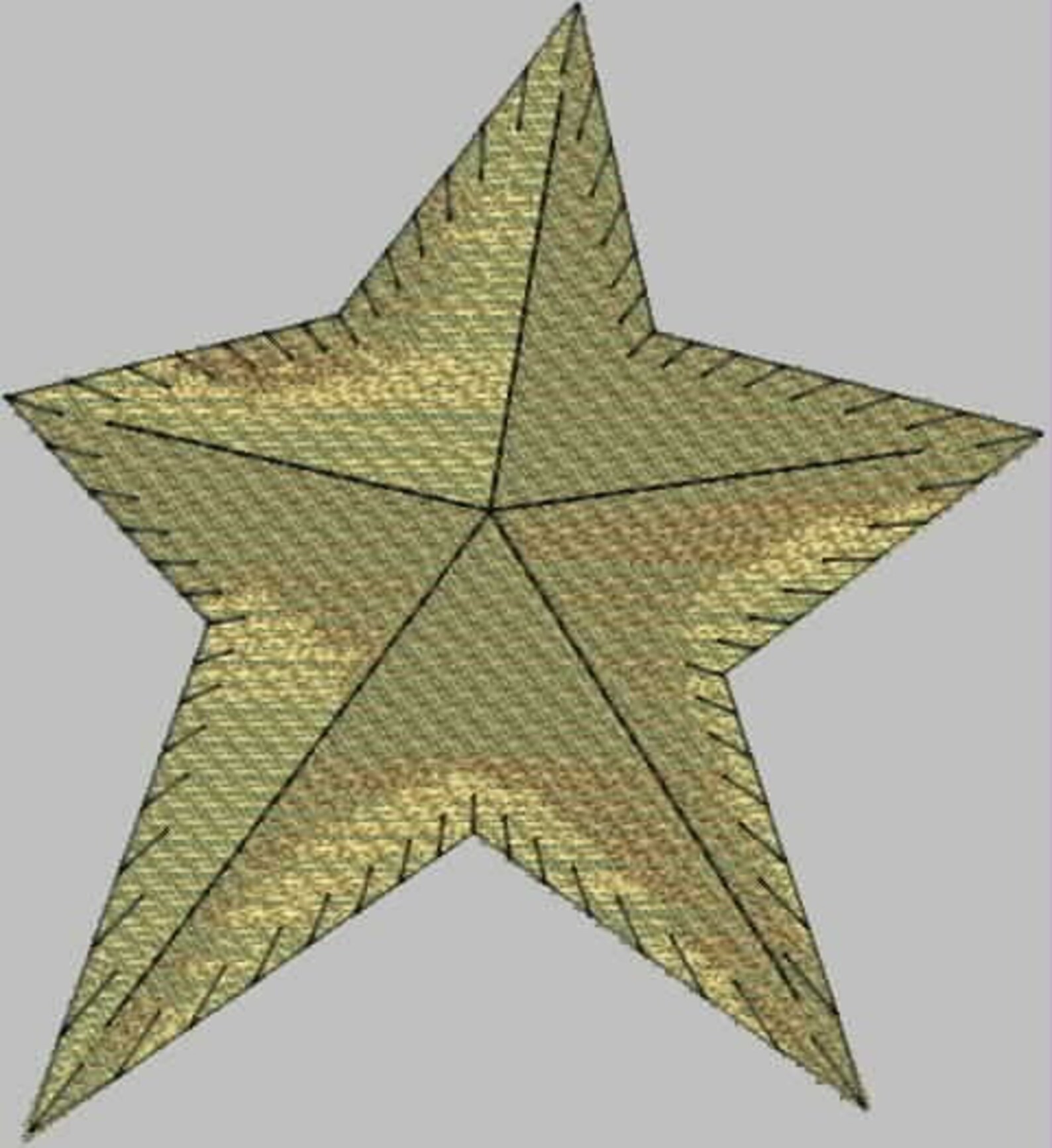 Primitive Star Embroidery Design Files - Etsy