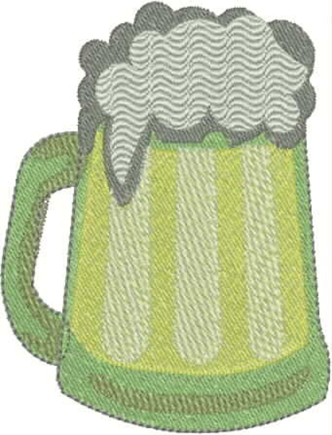 Beer Mug Digitized Machine Embroidery Design Files - Etsy