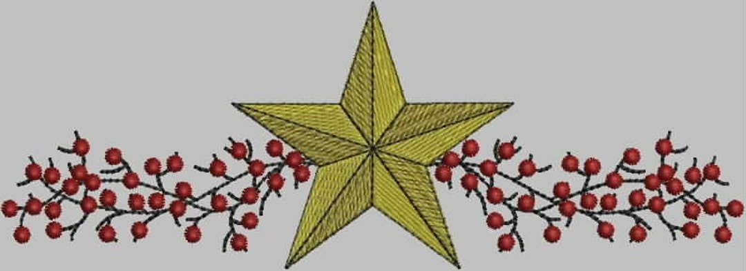 Primitive Star Embroidery Design Files - Etsy