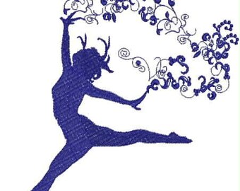 Dance Machine Embroidery Design 4x4 5x7 6x10 8x8 Sizes - Etsy