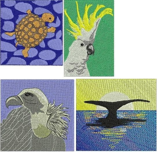 Wild Thing Zoo Animal Embroidery Design Files Collection - Etsy