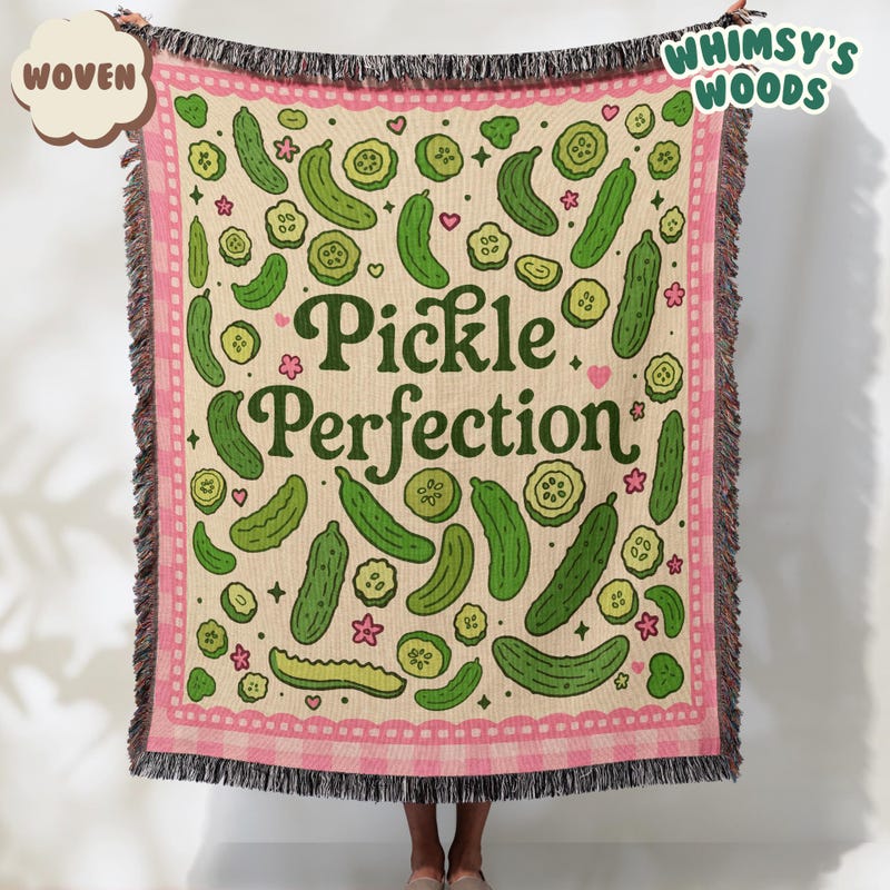 Dill Pickles Blanket - Etsy