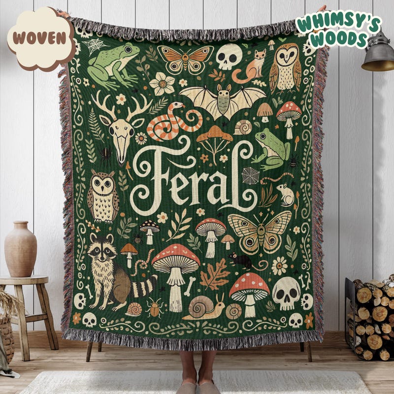 Woven Blanket Feral - Etsy