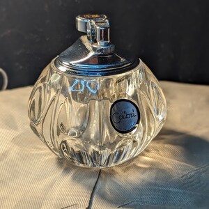 1960's Mid Century Crystal Colibri Table Lighter - Etsy