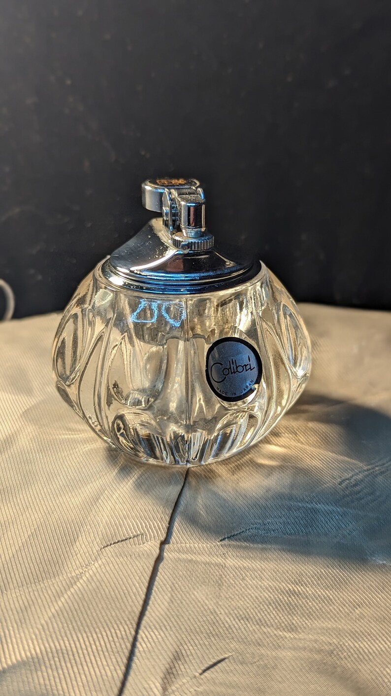 1960's Mid Century Crystal Colibri Table Lighter - Etsy