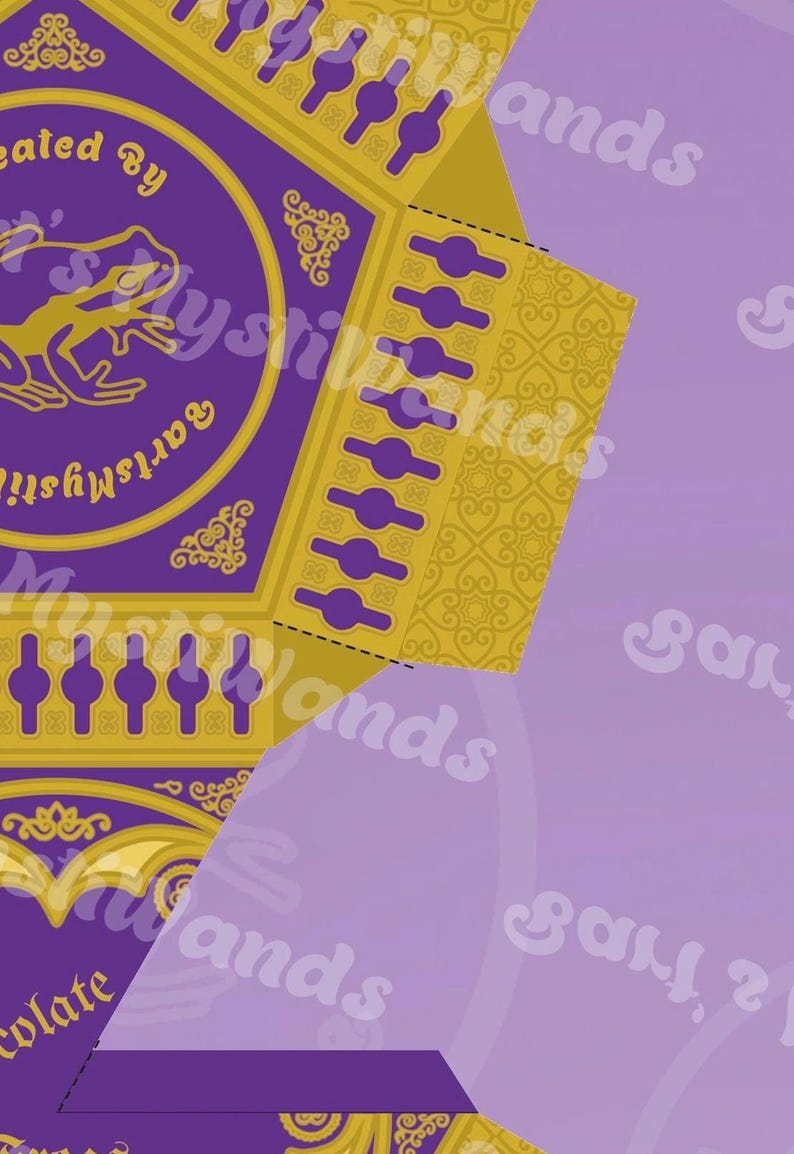 Printable Chocolate Frog Box – Wizard Party Favor (PDF) - Etsy