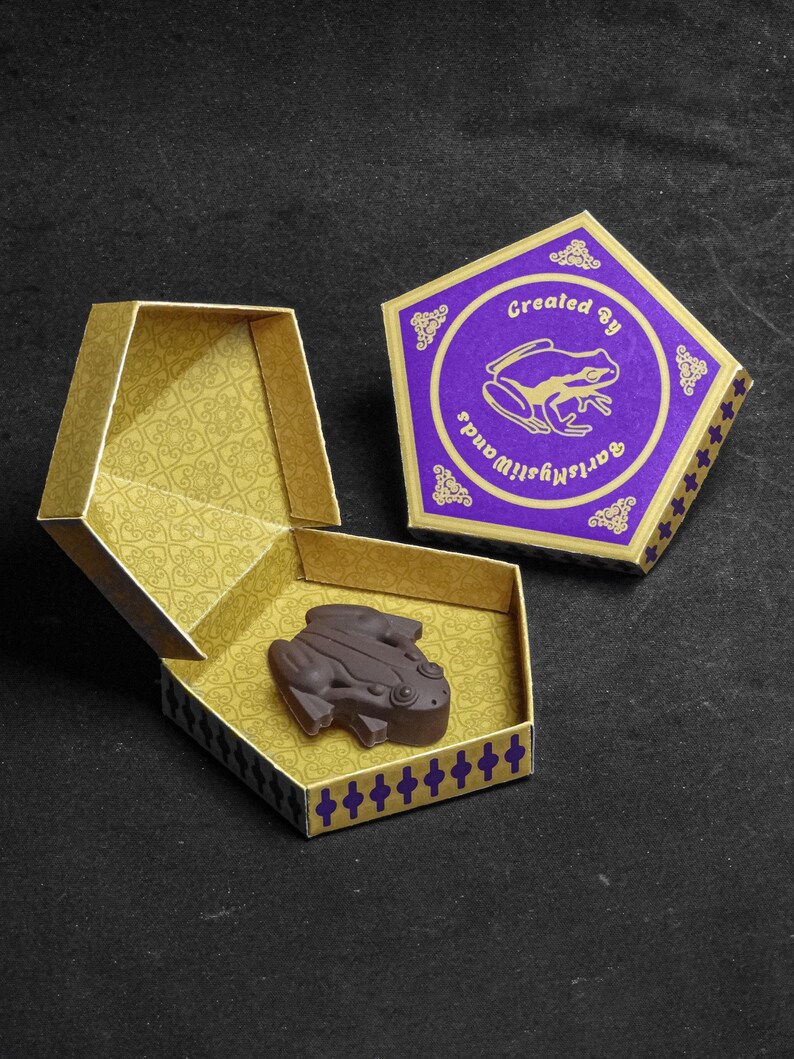 Printable Chocolate Frog Box – Wizard Party Favor (PDF) - Etsy