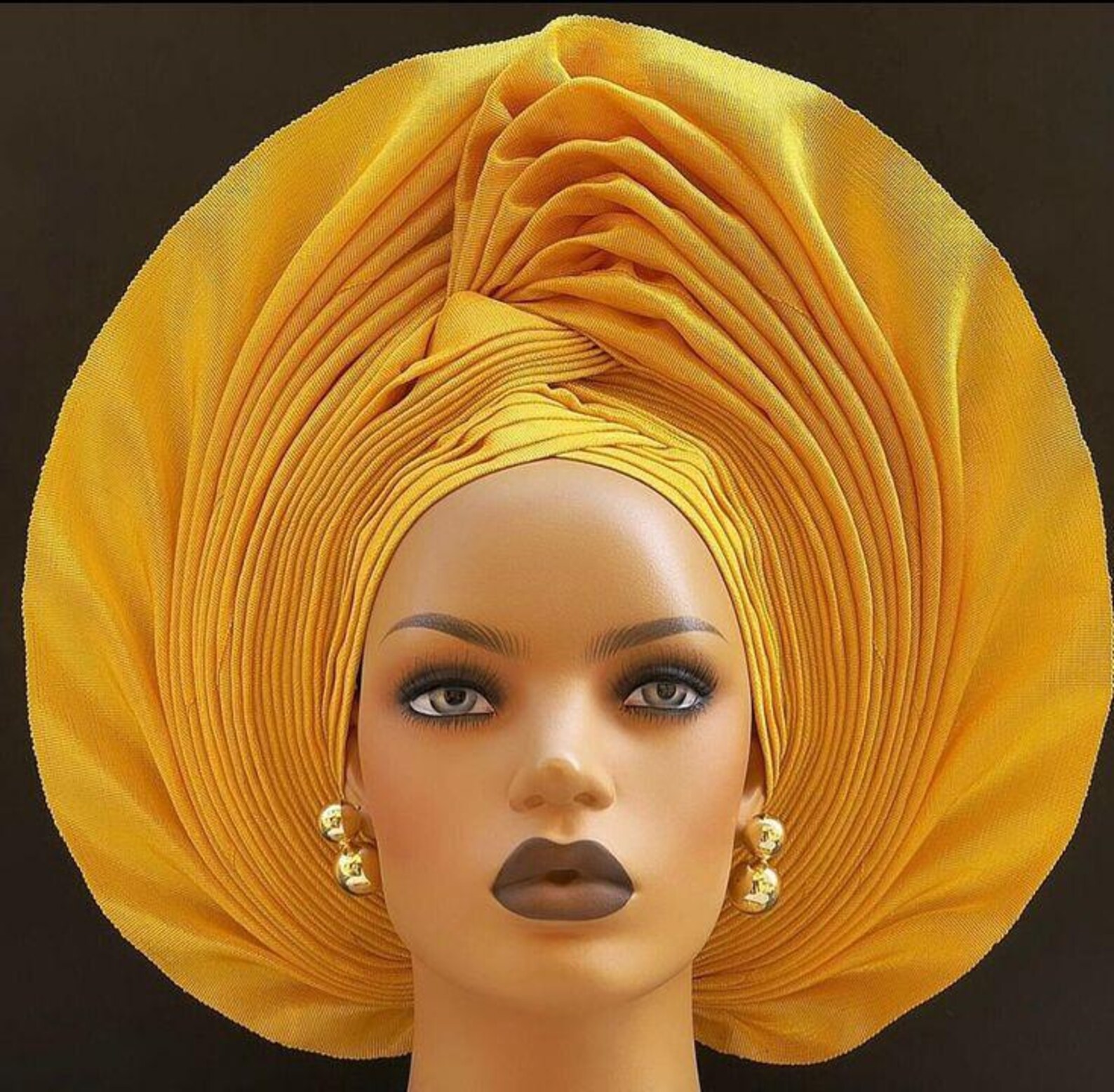 African Auto Gele ,wedding Igele, African Women Attire, African ...